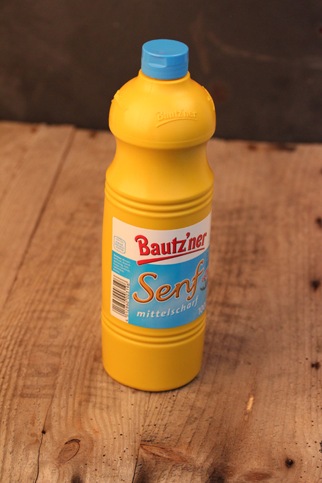 Bautz´ner mittelscharf classic (1 Liter-Flasche) - Bautzner Senfladen
