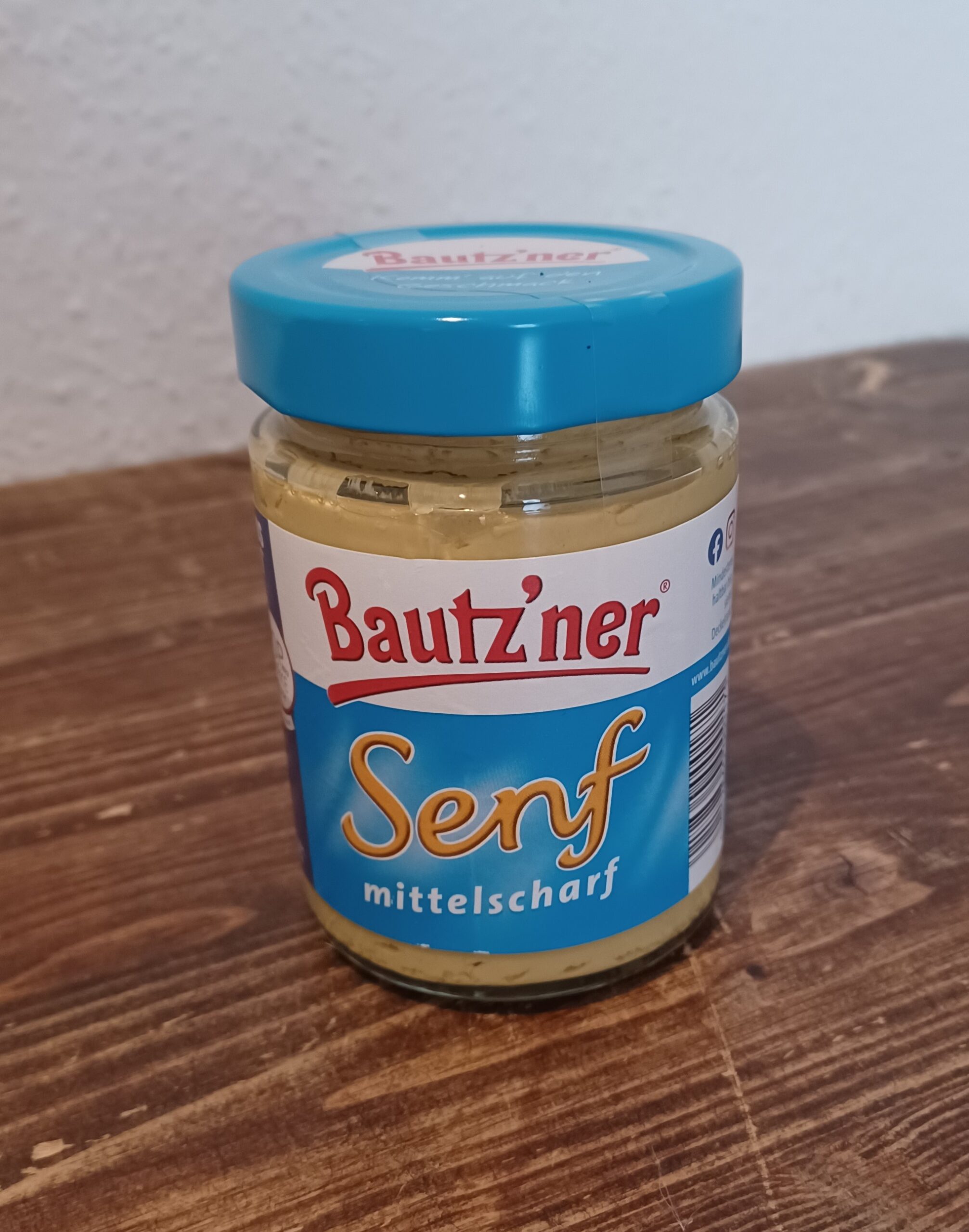 Bautz´ner - mittelscharf classic (Glas) - Bautzner Senfladen
