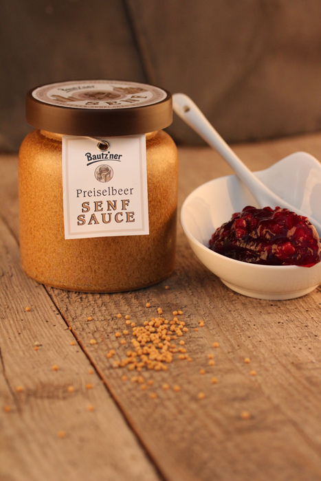 Bautz´ner Preiselbeer-Senf-Sauce - Bautzner Senfladen